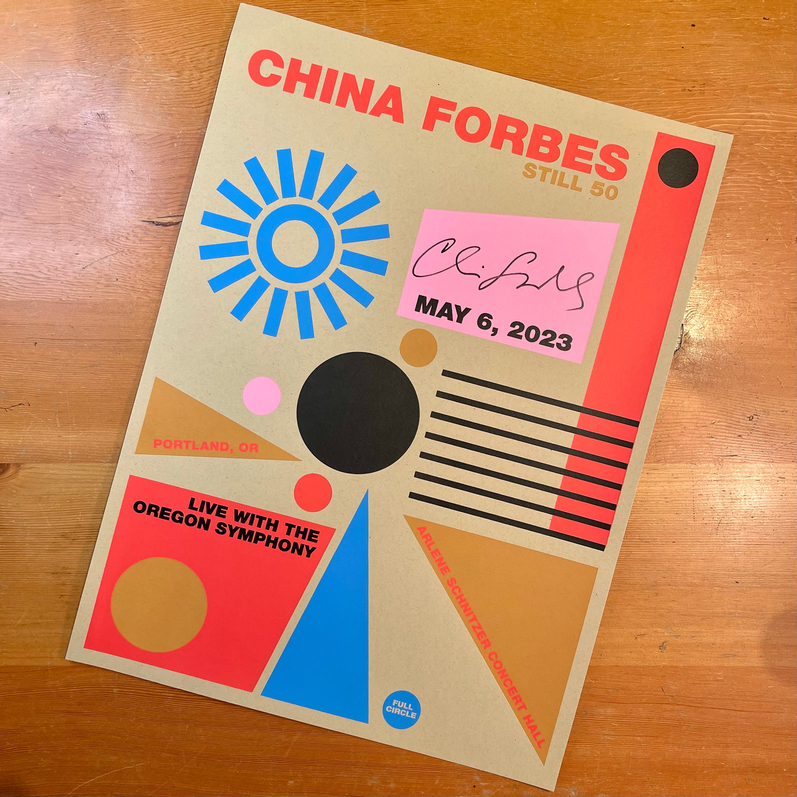 SIGNED! China Forbes - Still 50! | Poster – Pink Martini